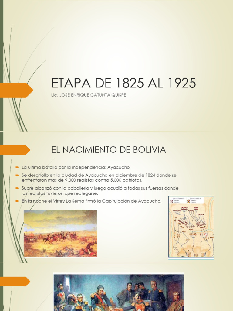Fundación de Bolivia: 1825-1925 | PDF | Bolivia