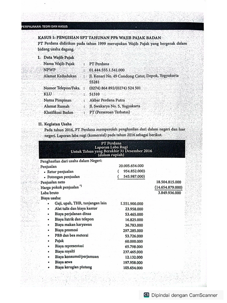 Rekonsiliasi Fiskal Pdf