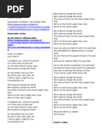 Stand Up: Lyrics and Message of Unity | PDF