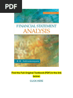 Financial Statement Analysis and Security Valuation 5th Edition TEXTBOOK | PDF | Valuation ...