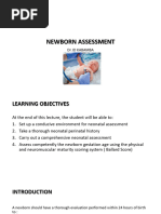 Newborn Baby Assessment NIPE OSCE Checklist Geeky Medics | PDF | Infants | Childbirth
