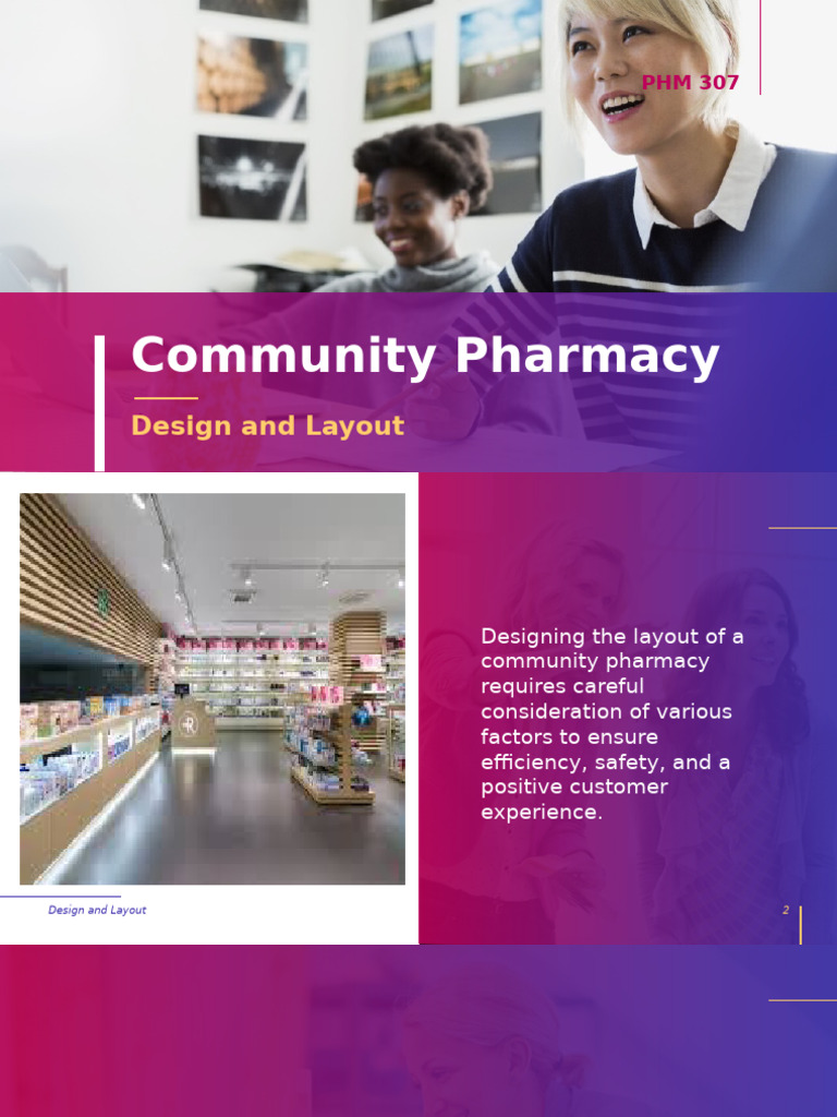 Design and Layout | PDF | Pharmacy | Pharmacist