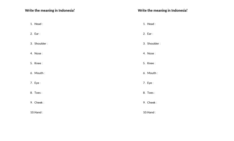 Head Shoulder Knee | PDF