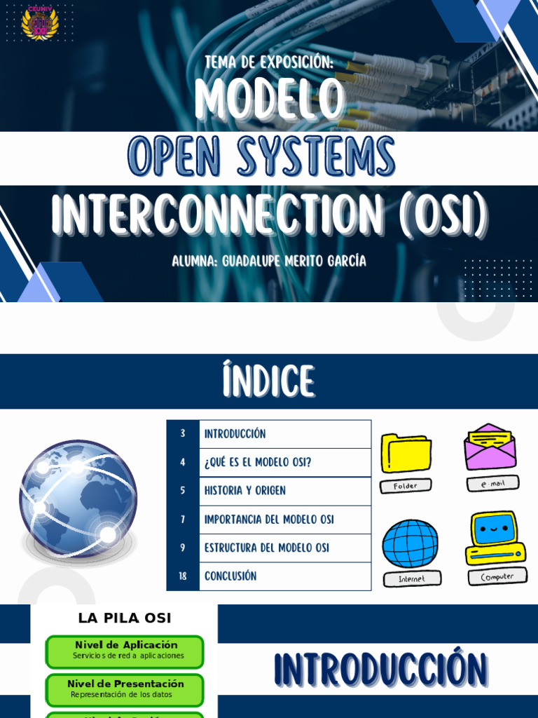 MODELO OSI | PDF | Modelo osi | Red de computadoras