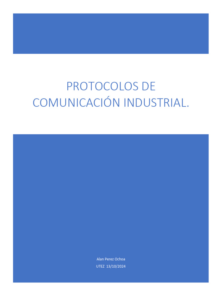 Protocolo Hart | PDF | Red de computadoras | Controlador lógico programable