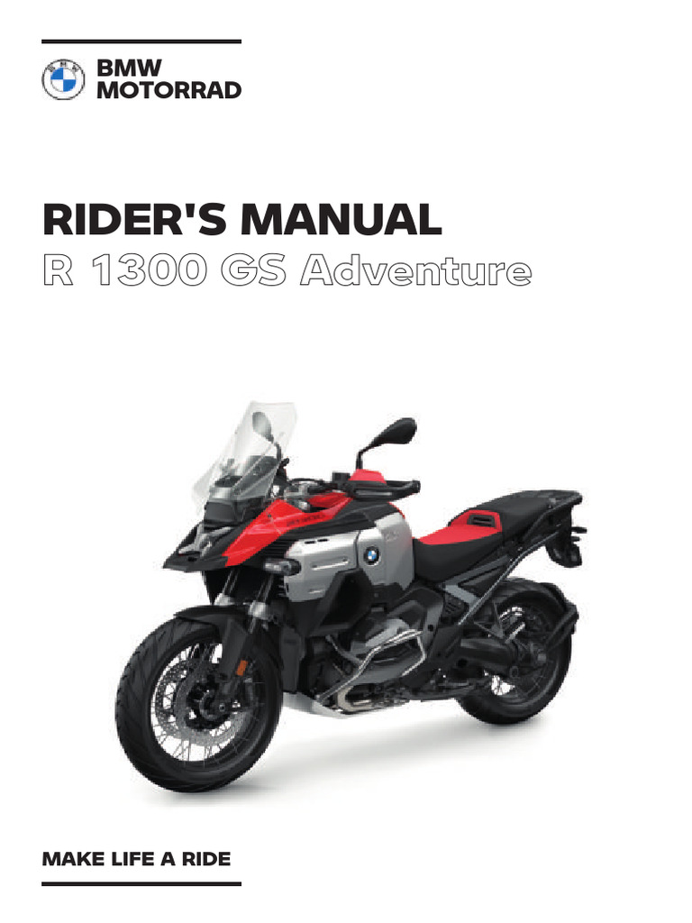 2024 BMW R1300 GS Adventure Manual | PDF | Bluetooth | Anti Lock ...
