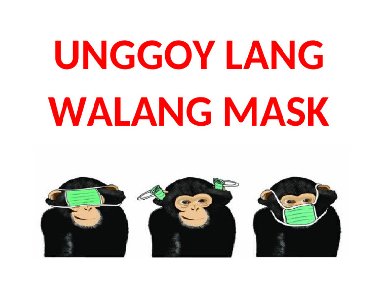 Unggoy Lang Walang Mask | PDF