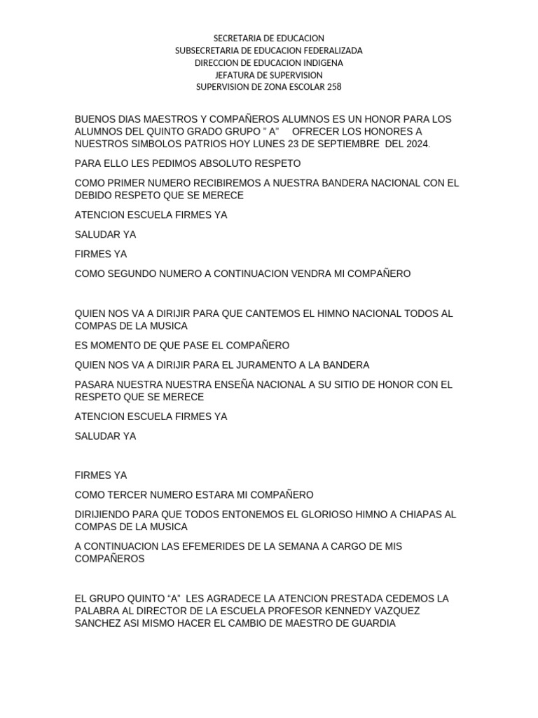 PROGRAMA HOMENAJE-1 | PDF