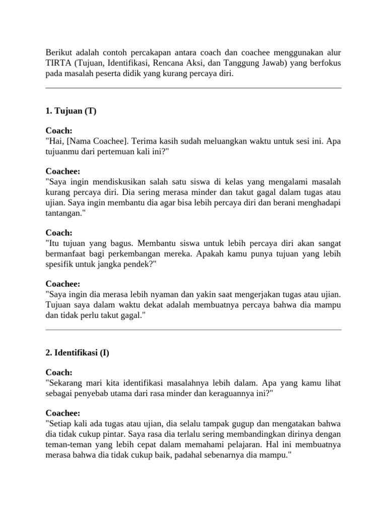 Percakapan | PDF | Karier & Perkembangan