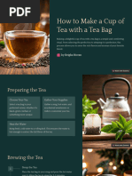 How To Make A Cup of Tea Flowchart | PDF