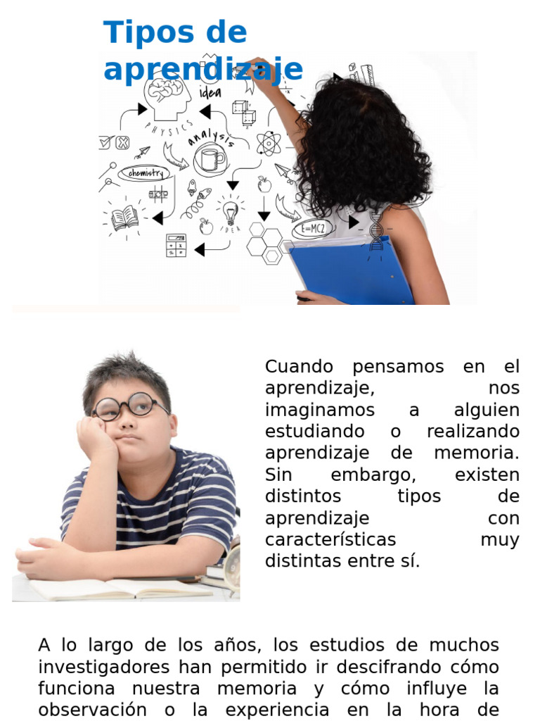 Tipos de Aprendizaje | PDF | Aprendizaje | Las emociones