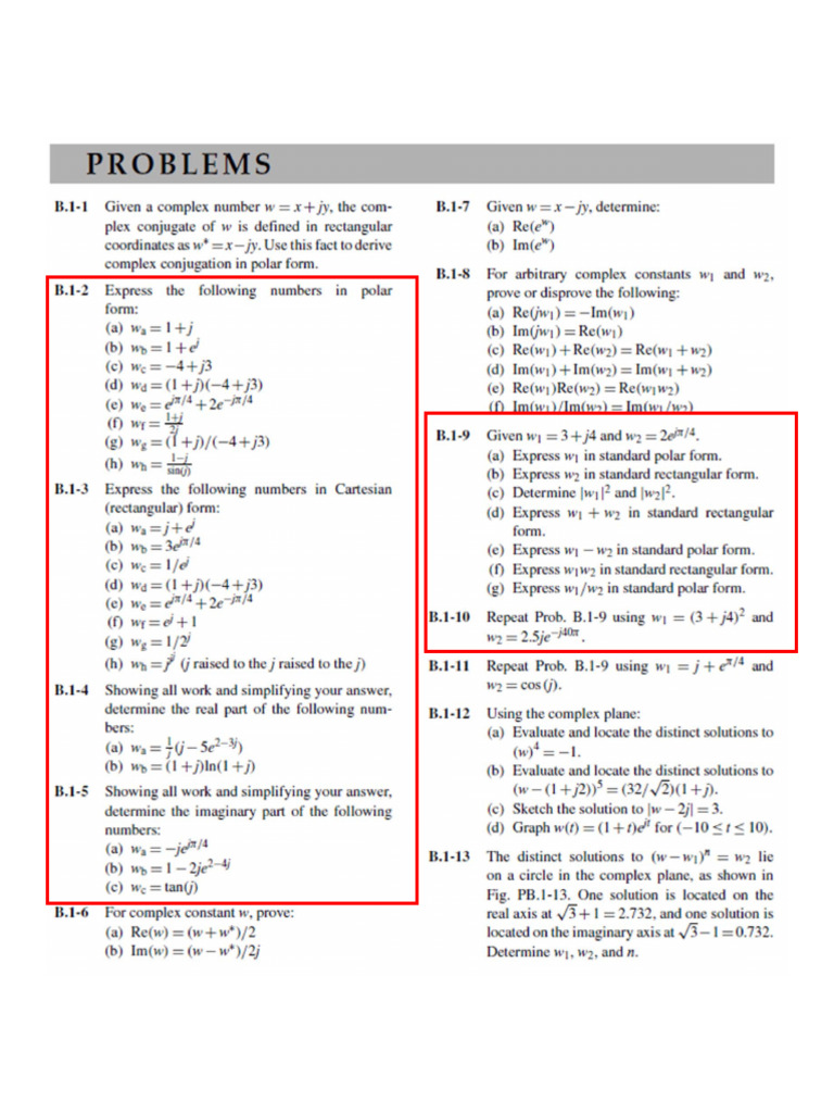 Sample Problems and Solutions, Chapter B | PDF