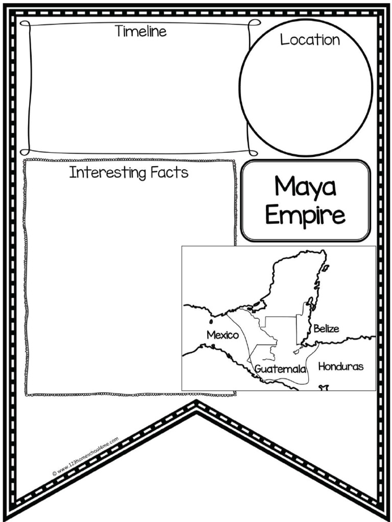 Mayan Worksheets | PDF