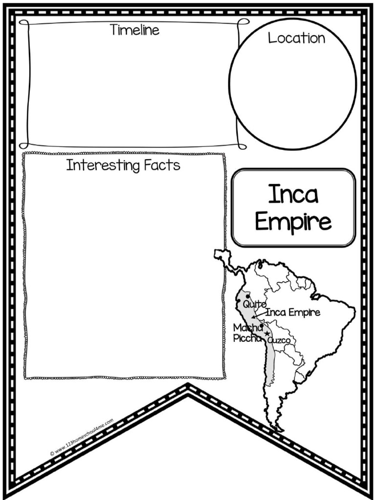 Inca Worksheets 1 | PDF