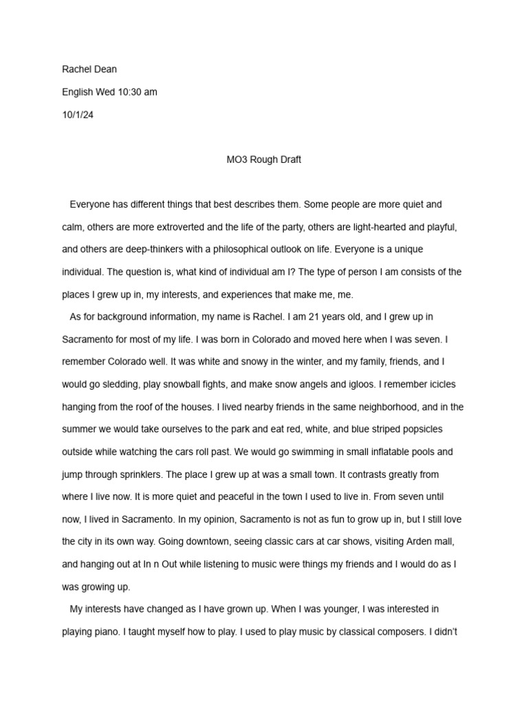 Identity Final Draft | PDF