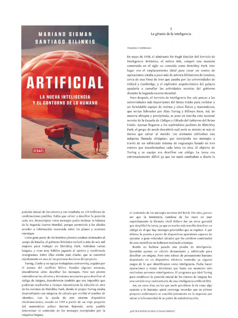 2024 - 02 - SIGMAN - y - BILINKIS - La Génesis de La Inteligencia | PDF ...