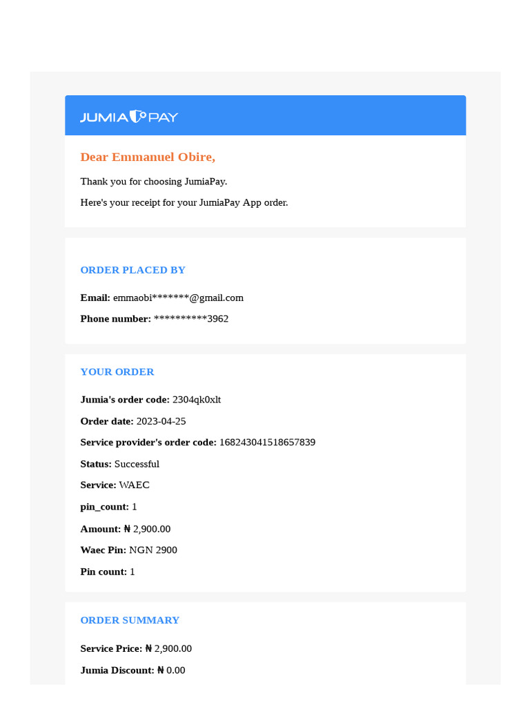 20230425t134656-Jpay Purchase Receipt en | PDF | Finance & Money Management