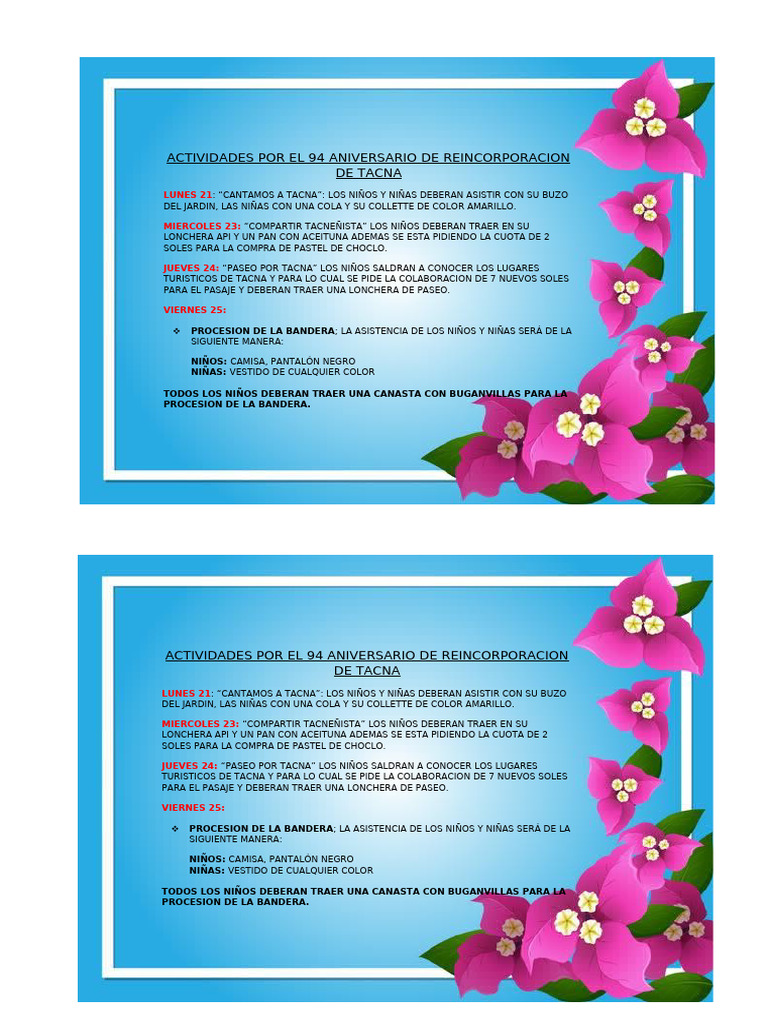 Comunicado Tacna PDF | PDF