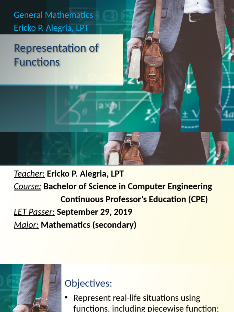 General Mathematics Chapter 1 (Part1) Lesson 1.1 Representation of Functions | PDF | Function ...
