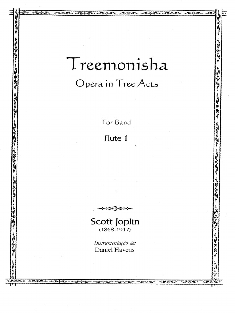 Treemonisha Abertura - Flauta 1 | PDF