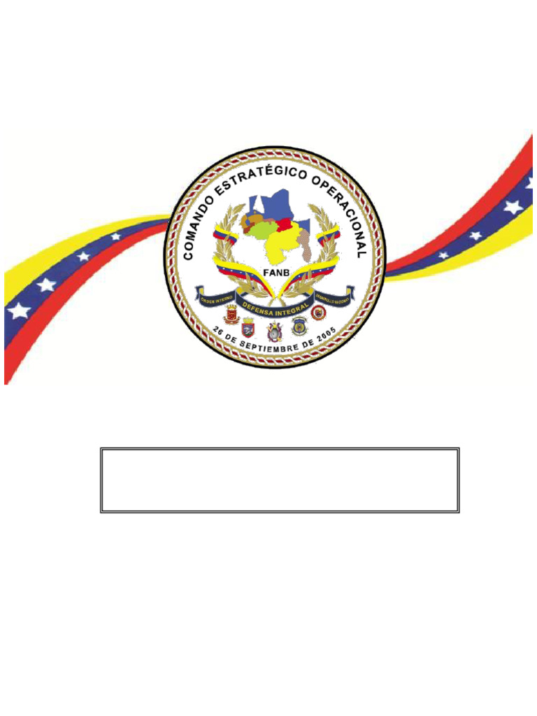 Batalla Defensiva ZODI Venezuela | PDF | Personal (militar) | Seguridad ...