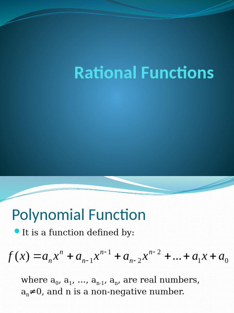 Understanding Rational Functions and Asymptotes | PDF | Asymptote ...