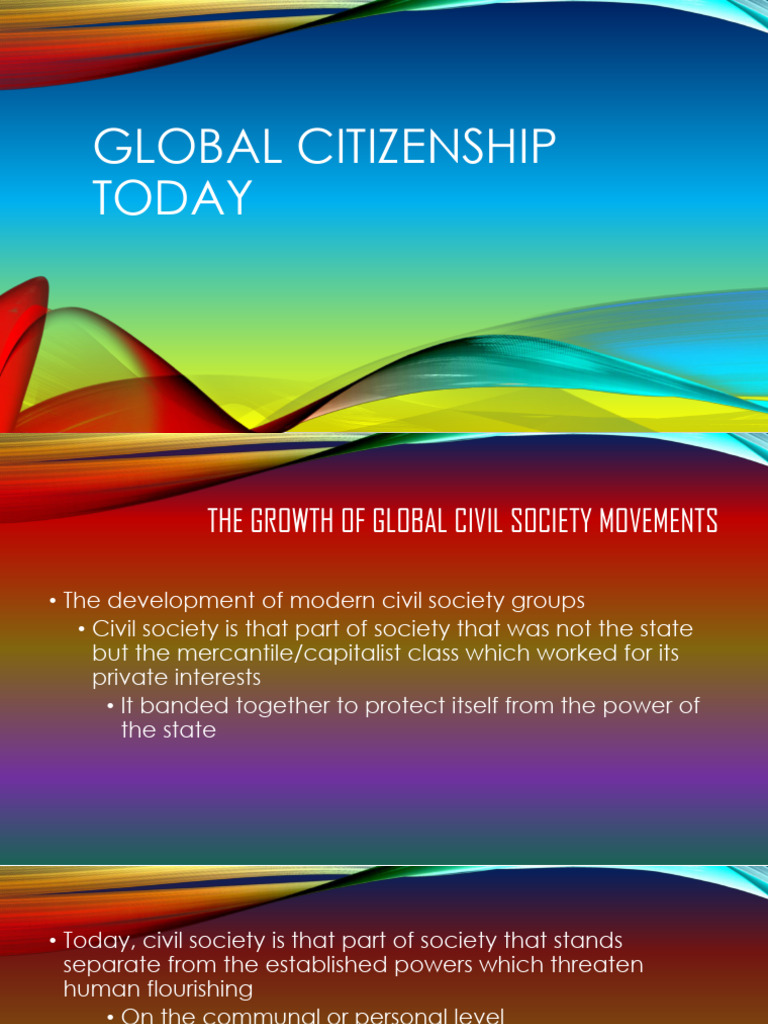 global citizenship | PDF | Non Governmental Organization | Civil Society