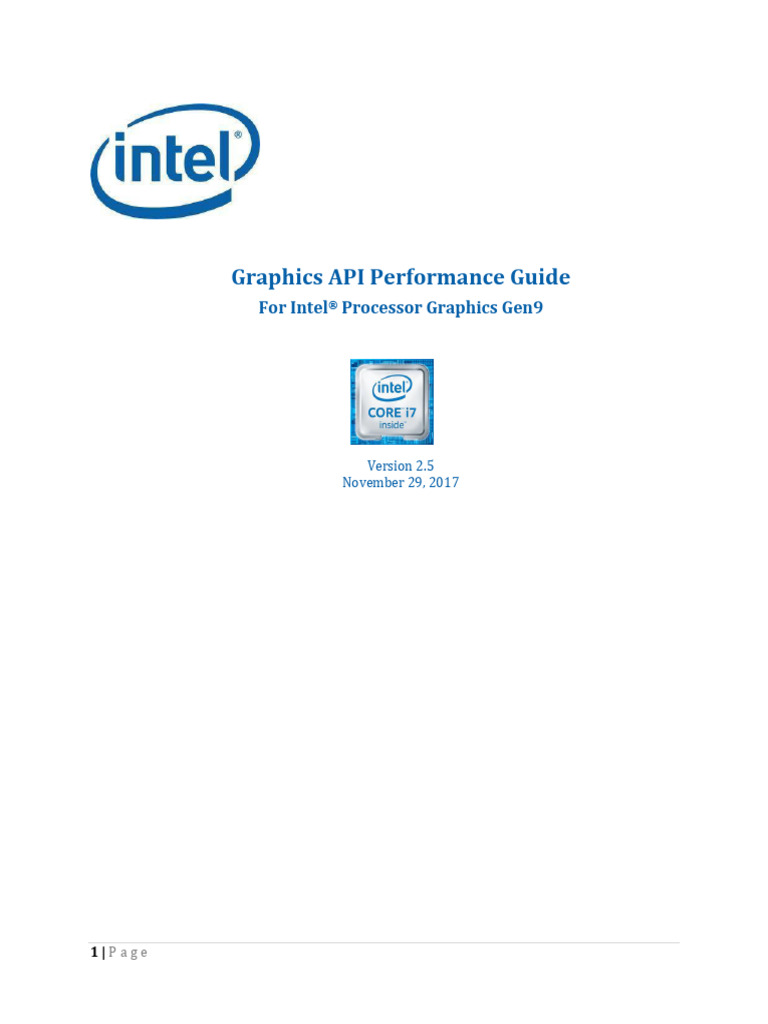 Graphics Api Performance Guide 2 5 Pdf Shader Graphics Processing 0783