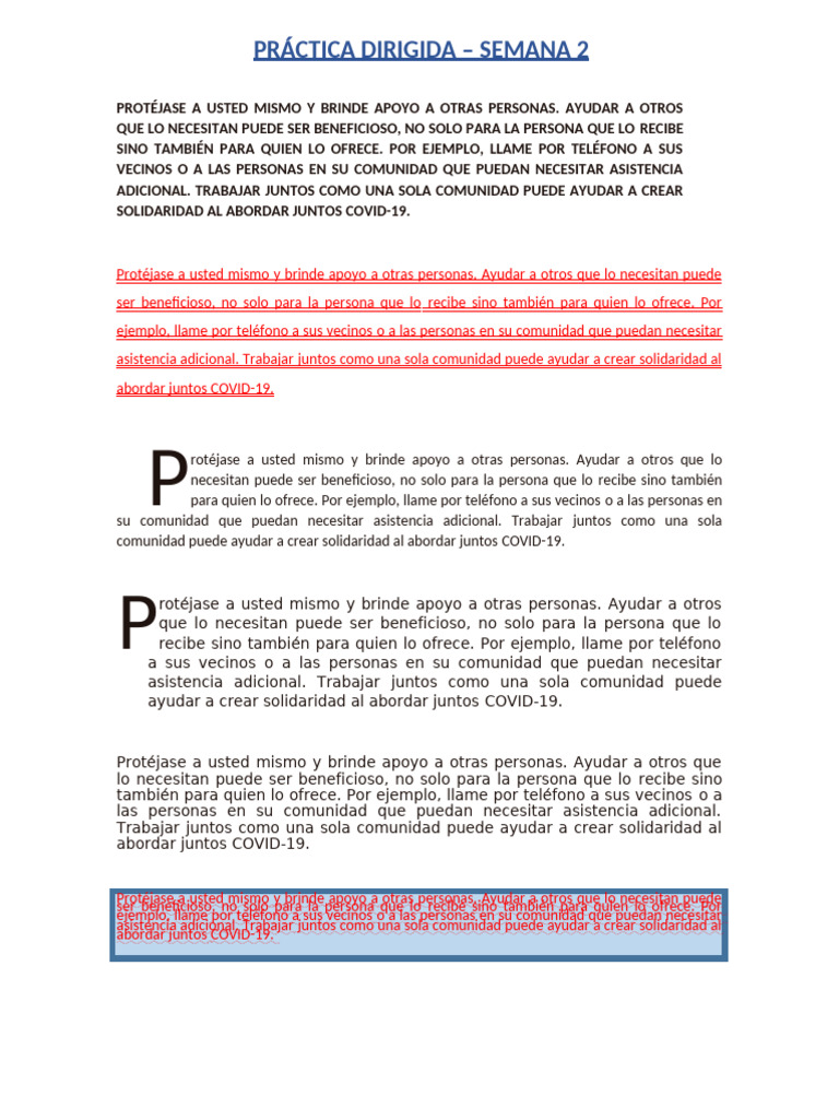 PRÁCTICA DIRIGIDA | PDF | Ciencias de la Computación | Equipo de oficina