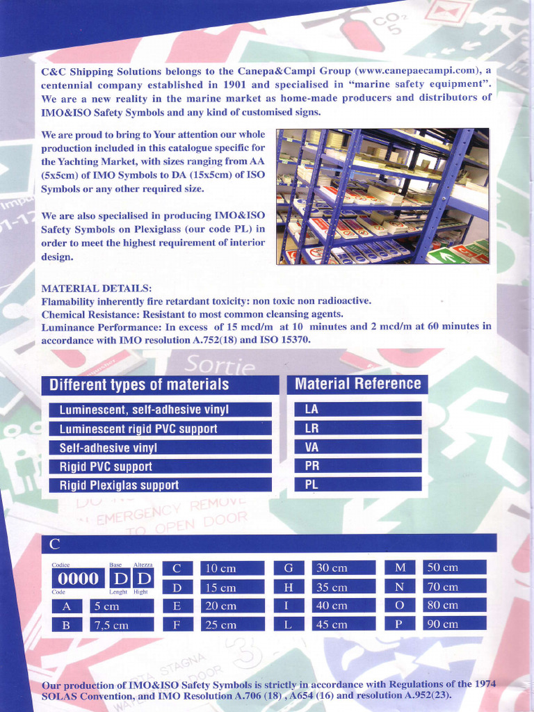 IMO Signs and Symbols | PDF | Law Of The Sea | Water Transport