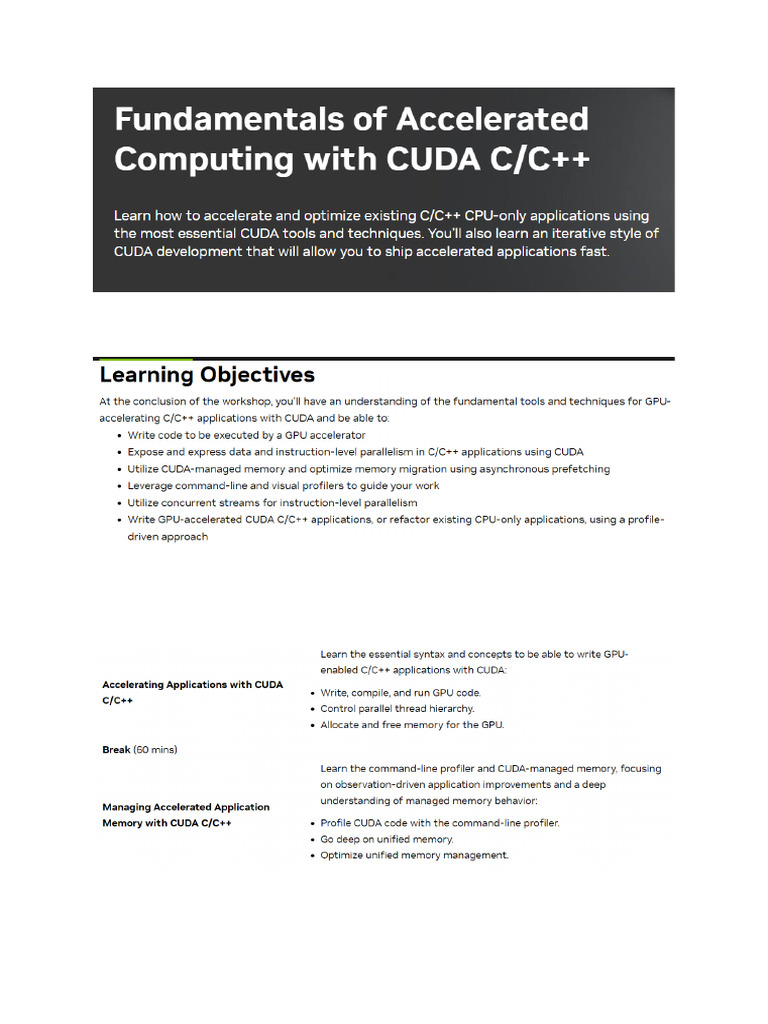CUDA | PDF