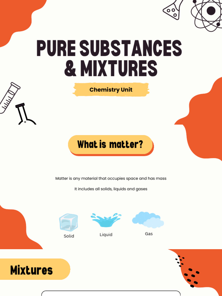 Understanding Pure Substances and Mixtures | PDF