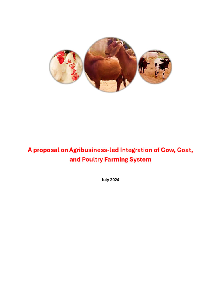 2-Proposal On The Integration of Cow, Goat, and Poultry Farming System ...