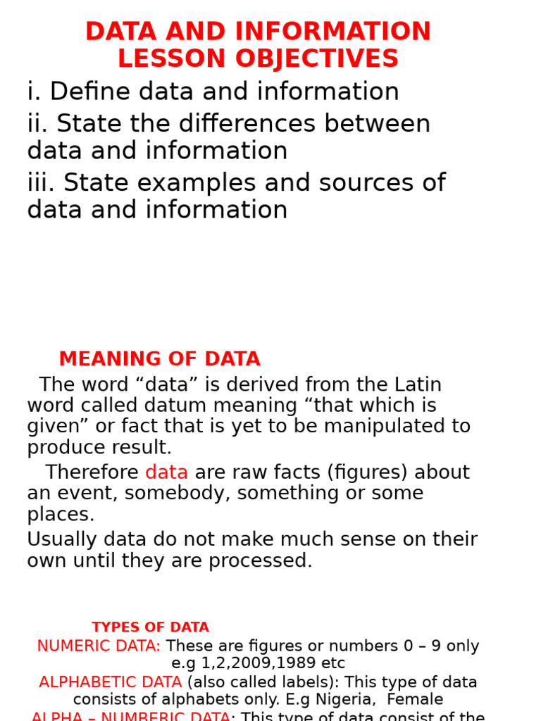 Understanding Data and Information | PDF | Computer Hardware | Software