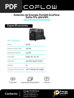 Manual EcoFlow DELTA 2 en Español | PDF | Ingenieria Eléctrica | USB