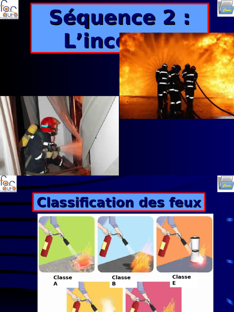 Cour Classe Des Feux | PDF