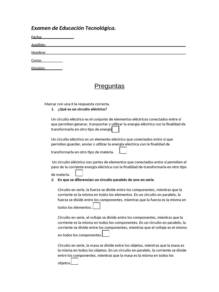 Parcial 1° 2° | PDF | Red eléctrica | Engranaje