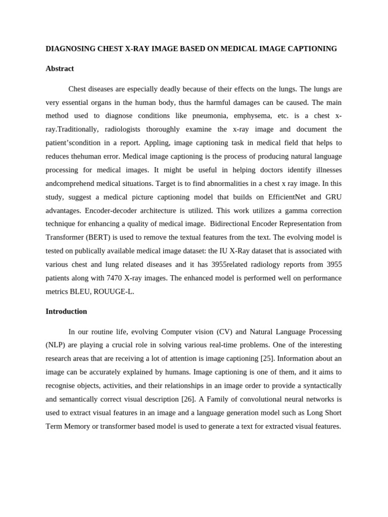 Medical Paper | PDF | Medical Diagnosis | Radiology