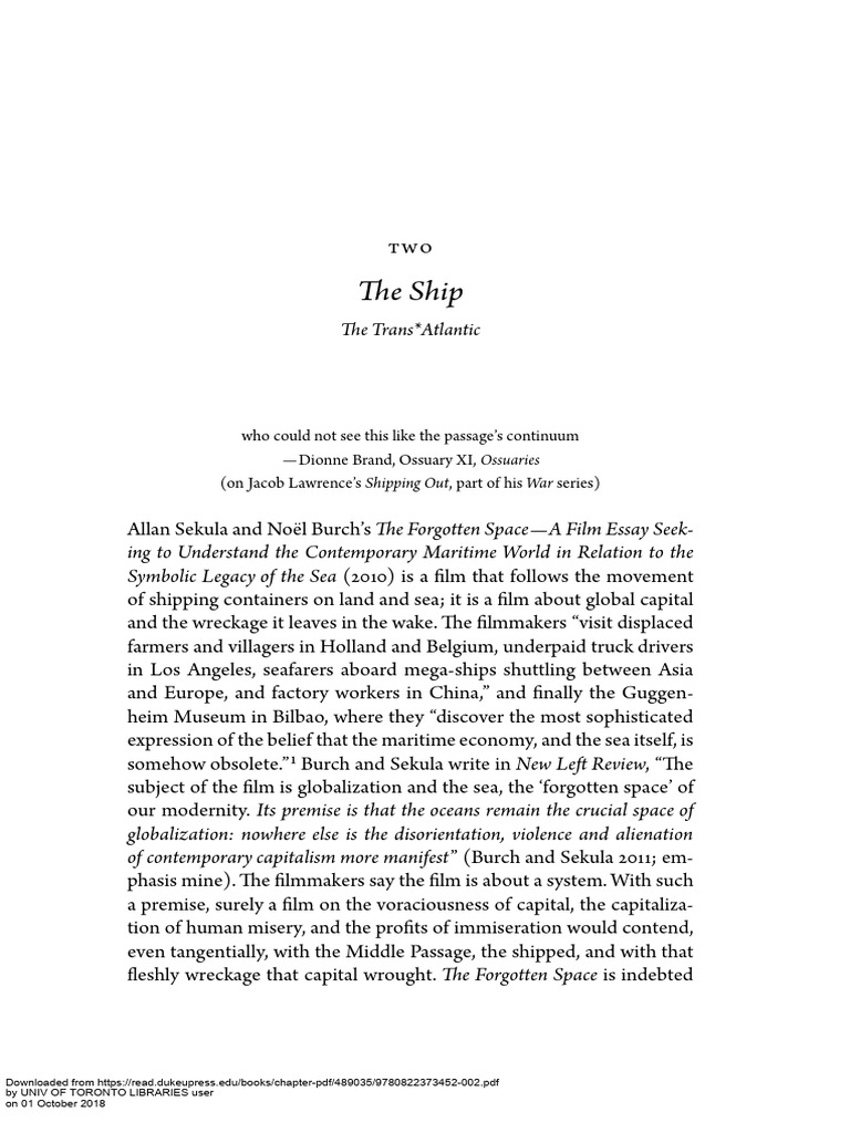 The Forgotten Space: Capitalism's Legacy | PDF