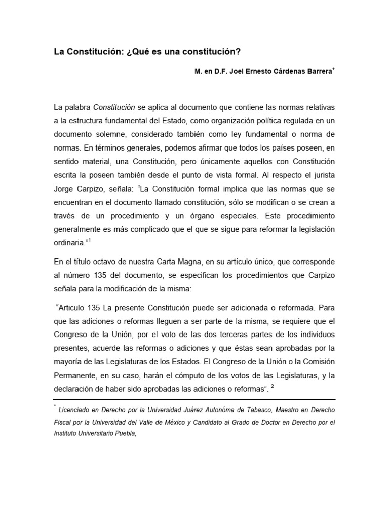 Que Es Una Constitucion Pdf Constitución Estado Política