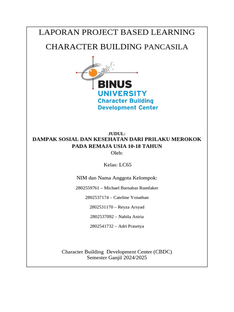 Proposal SDGS - Kelompok 7 - Kelompok Nabila | PDF