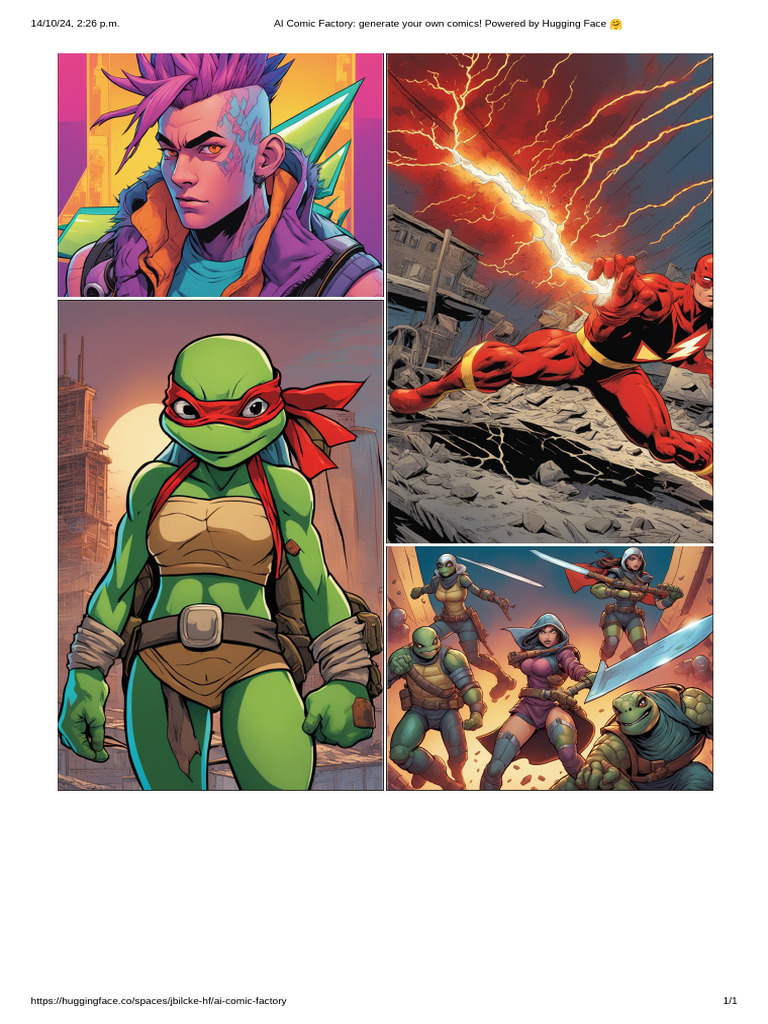 AI Comic Factory - A Hugging Face Space by Jbilcke-Hf | PDF