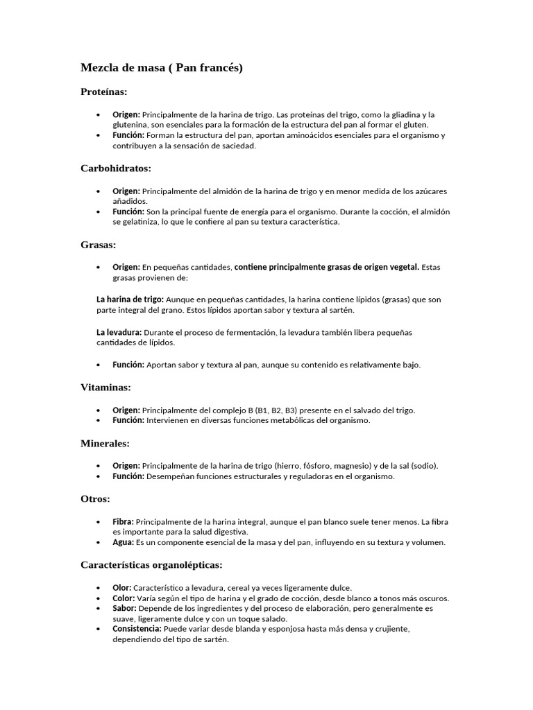Mezcla de Masa | PDF | Panes | Cocinando