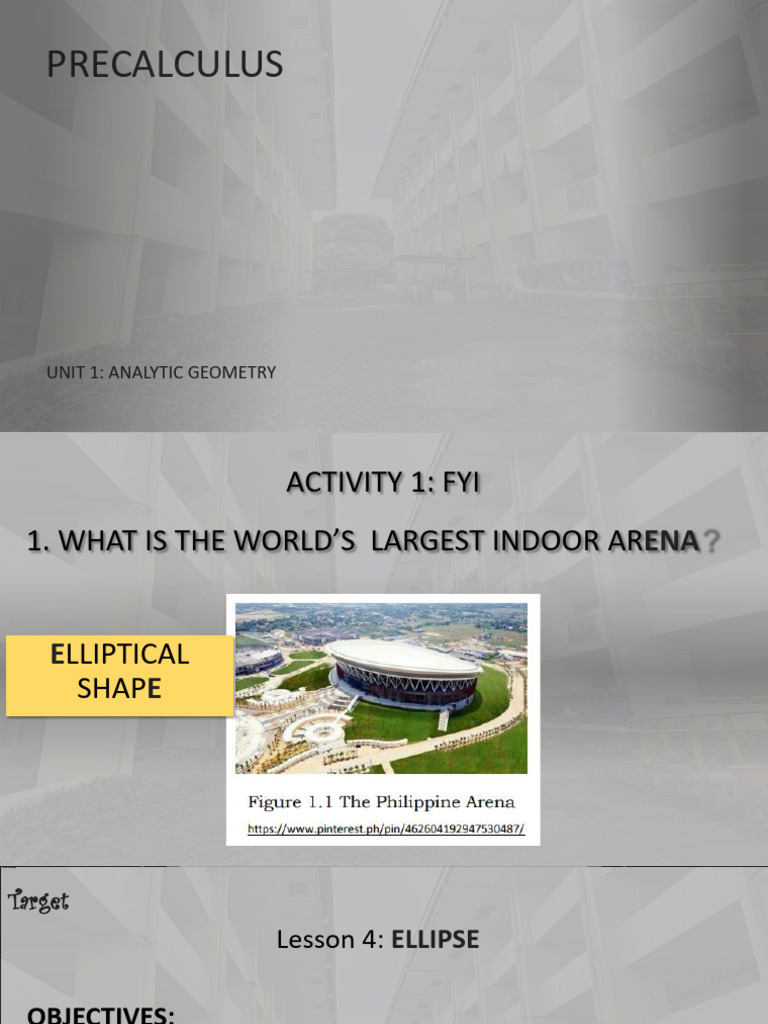 Lesson 5 ELLIPSE - Student | PDF | Ellipse | Vertex (Graph Theory)