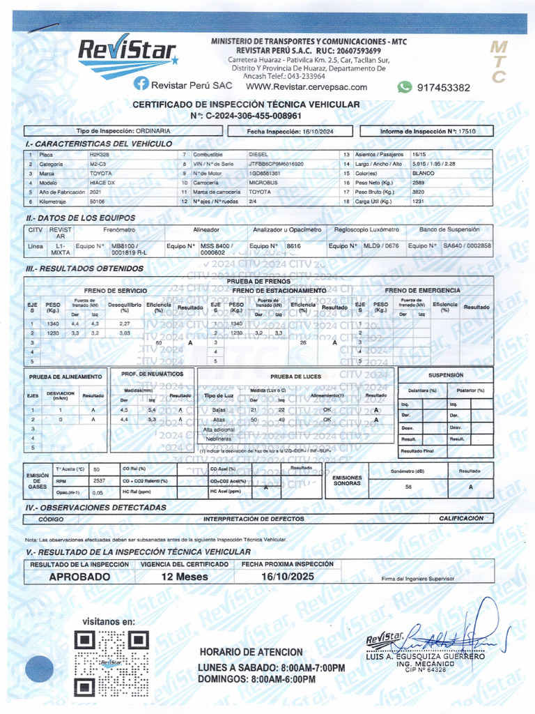 COMBI Revision Tecnica H2K | PDF