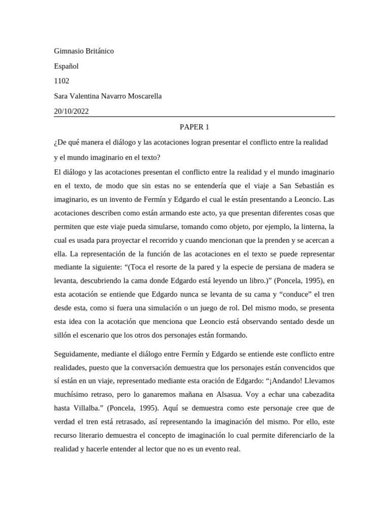 IB PAPER ESPAÑOL | PDF