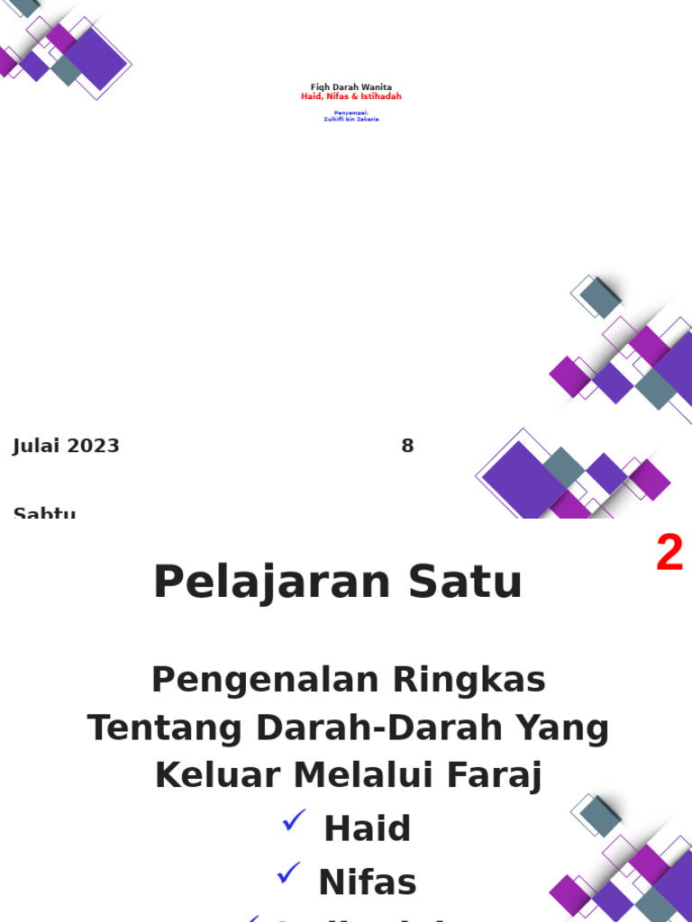 Fiqh DRH Slide | PDF