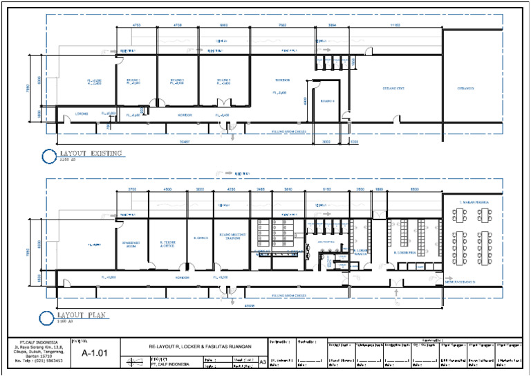 Ars-1.01 Layout Plan (Room Facility Plant 4) | PDF
