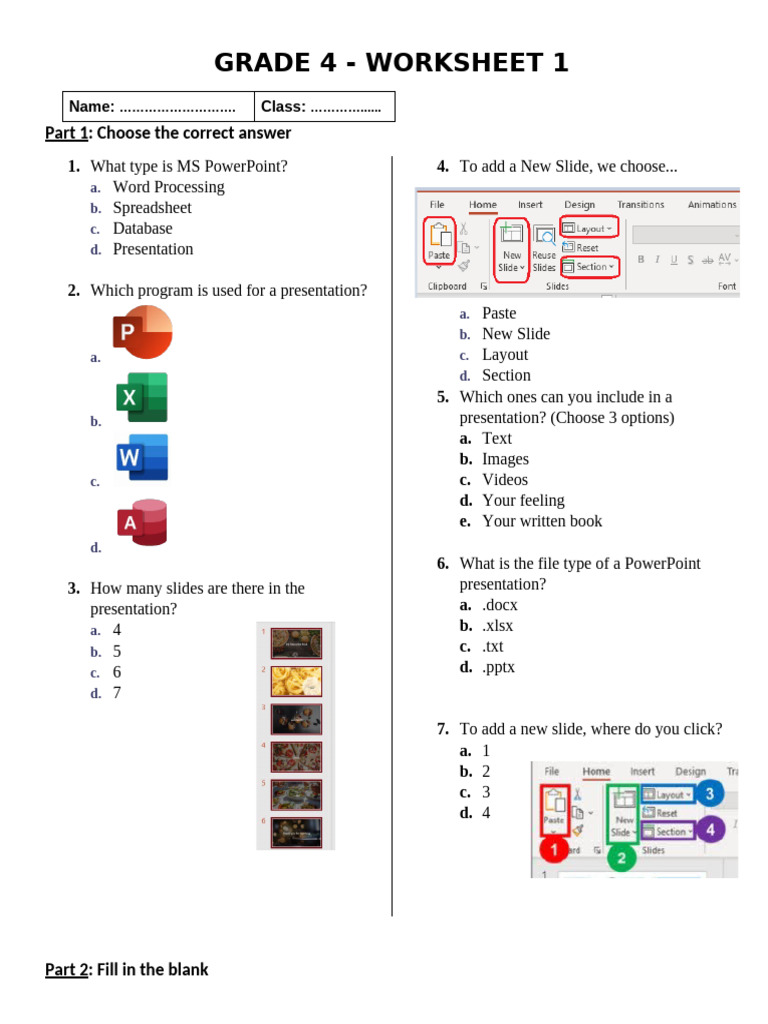 G4_Wordsheet 1 - IN | PDF | Microsoft Word | Page Layout