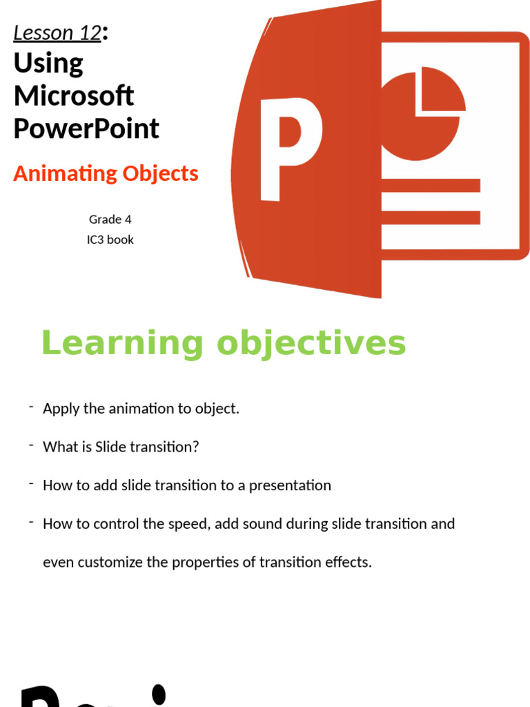 Week 5 6 - G4 - Animations - Transitions | PDF | Computing | Software